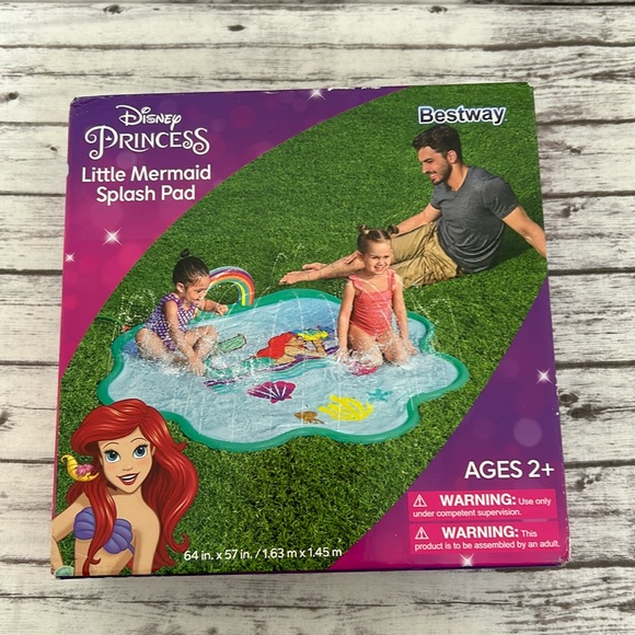 Disney | Swim | Disney Princess Little Mermaid Splash Pad For Ages 2 ...